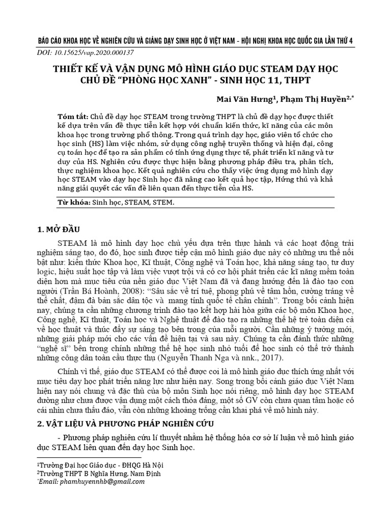 Thit K Va VN DNG Mo Hinh Giao DC ST | PDF