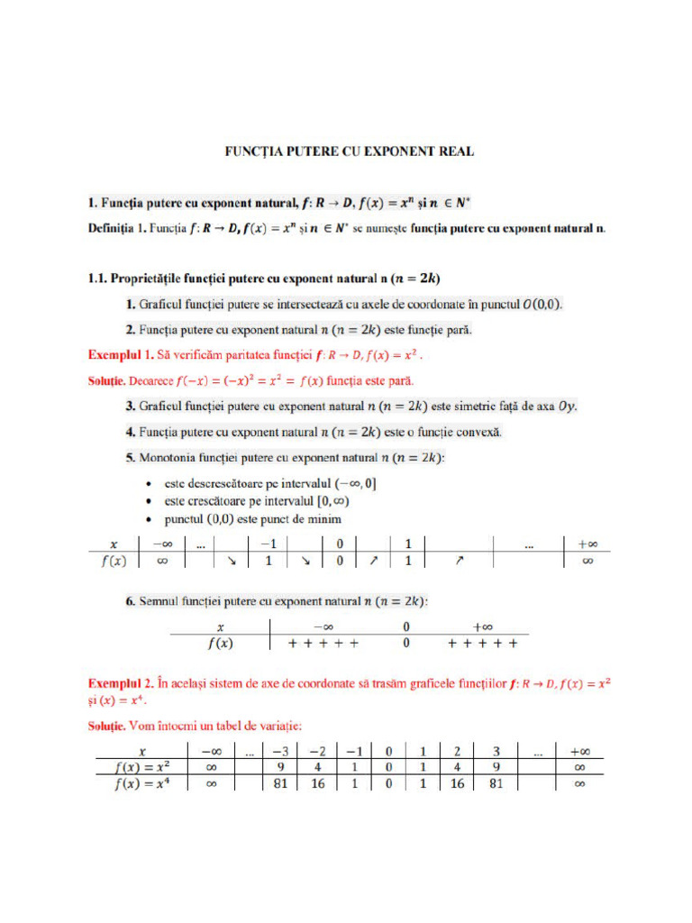 Functia Putere | PDF