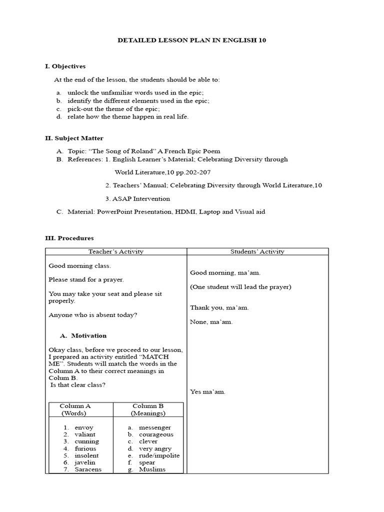 F-DLP10 - The Song of Roland | PDF