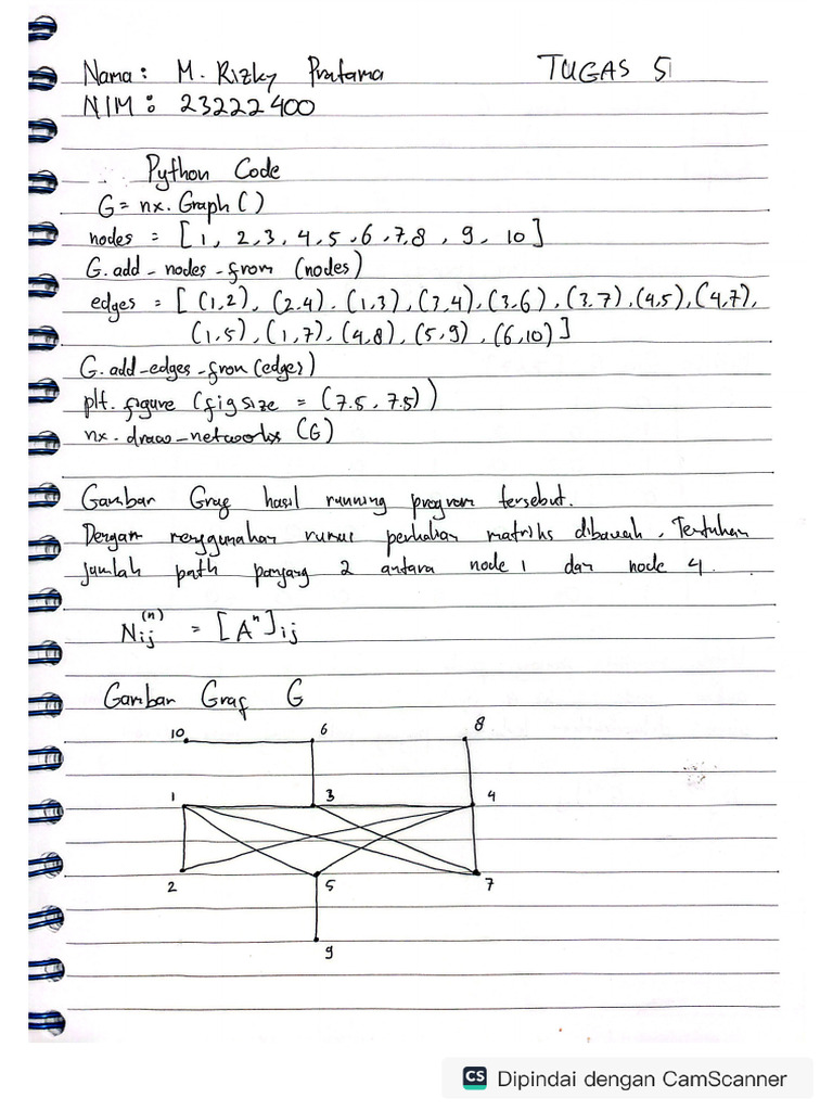 M Rizky Pratama - Tugas 5 | PDF