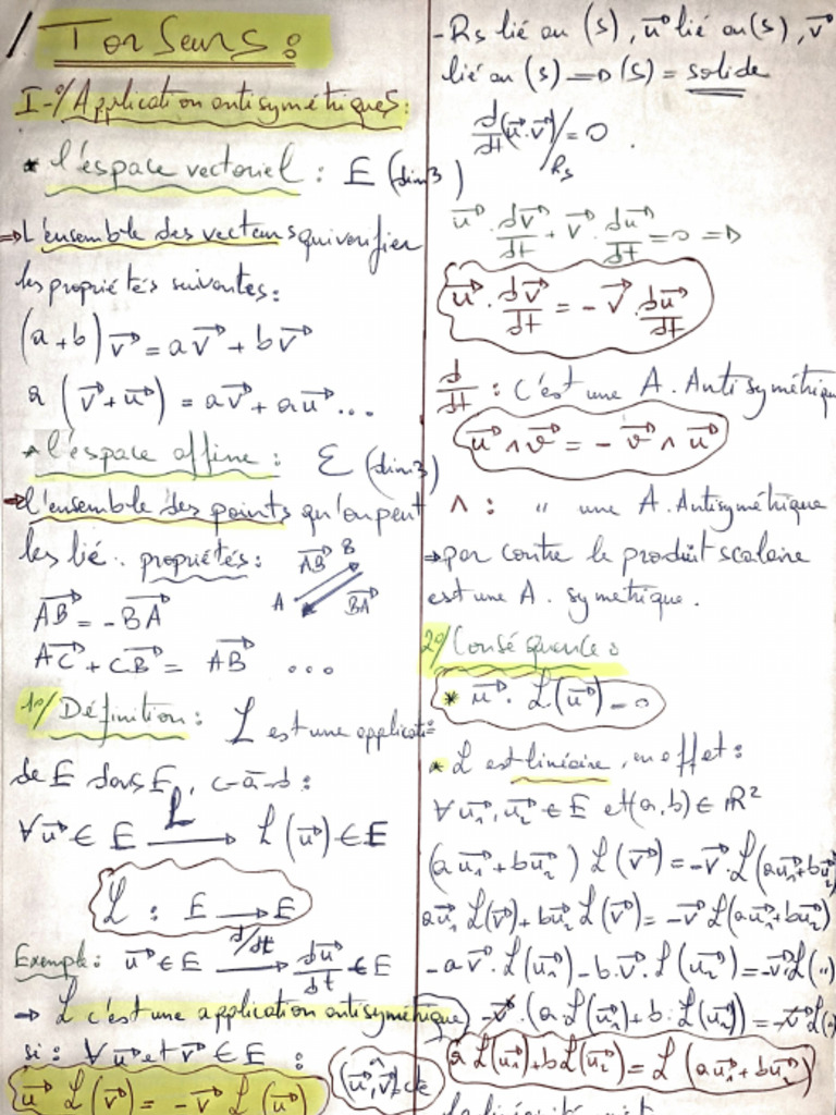 Mecaniqur Du Solide Résumé-Cours | PDF