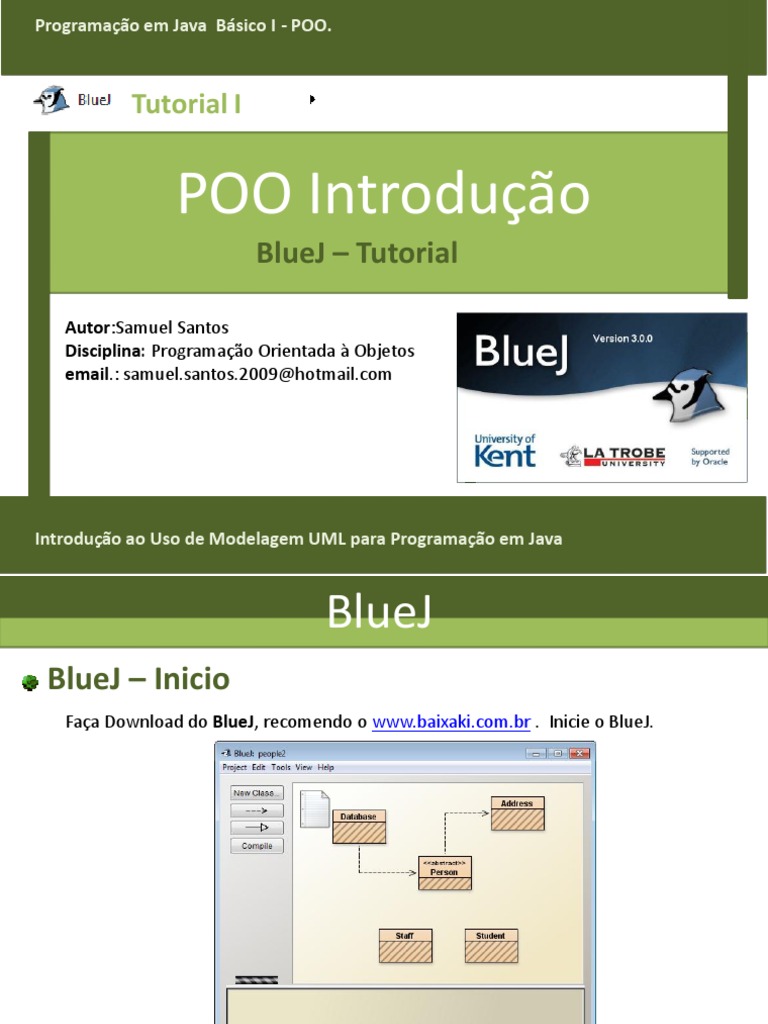 POO Introdução | PDF | Programação orientada a objetos | Classe ...