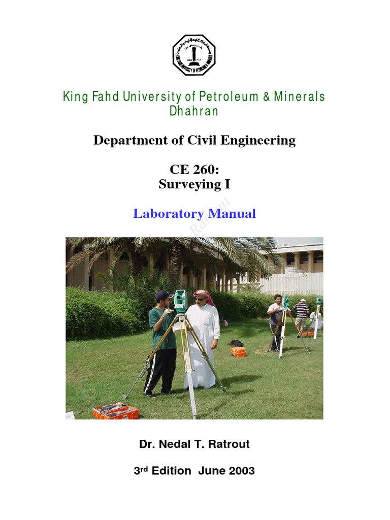 Surveying Manual For All | PDF