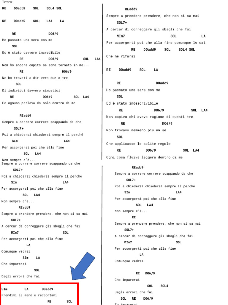Gli Sbagli Che Fai | PDF