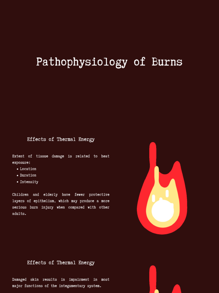 Pathophysiology of Burns | PDF | Vasodilation | Blood Vessel