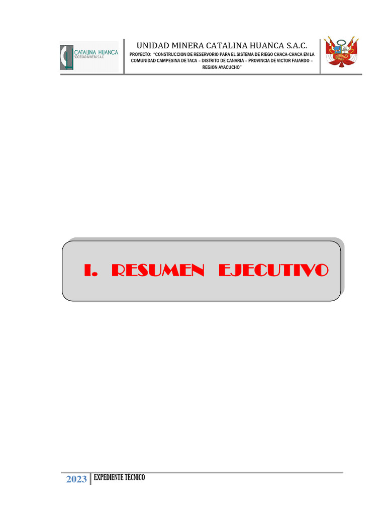 Proyecto Riego Chaca-Chaca 2023 | PDF | Tecnología