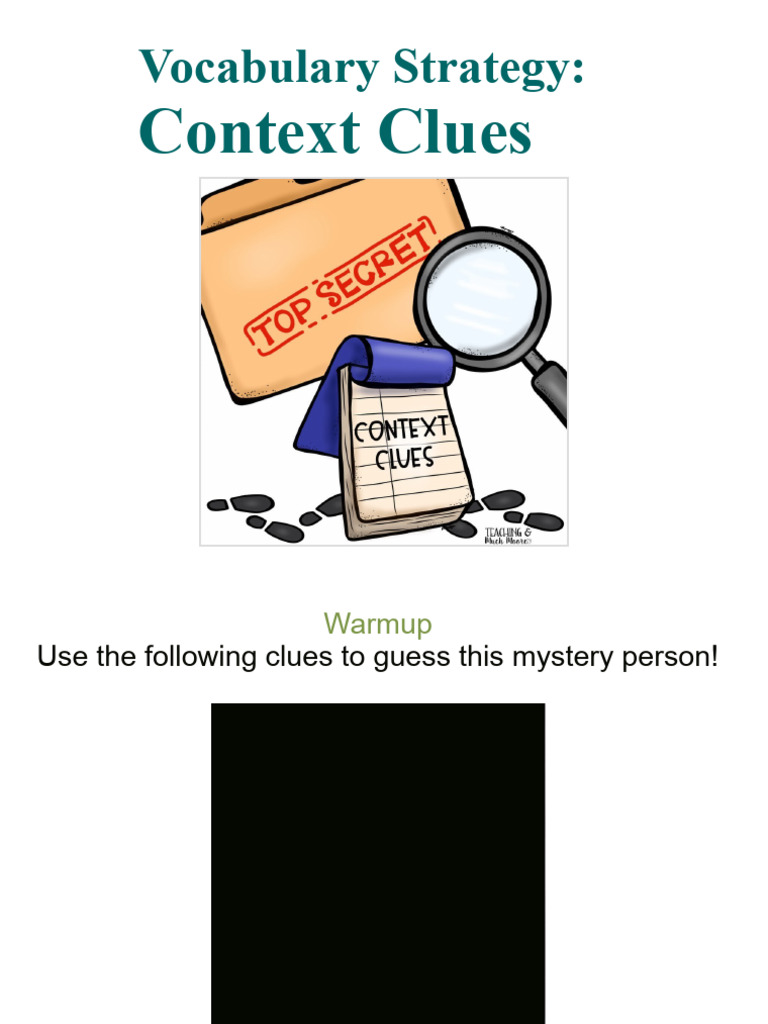 Understanding Context Clues in Vocabulary | PDF | Language Arts ...