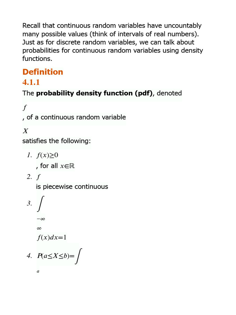 Untitled | PDF | Probability Distribution | Probability Density Function