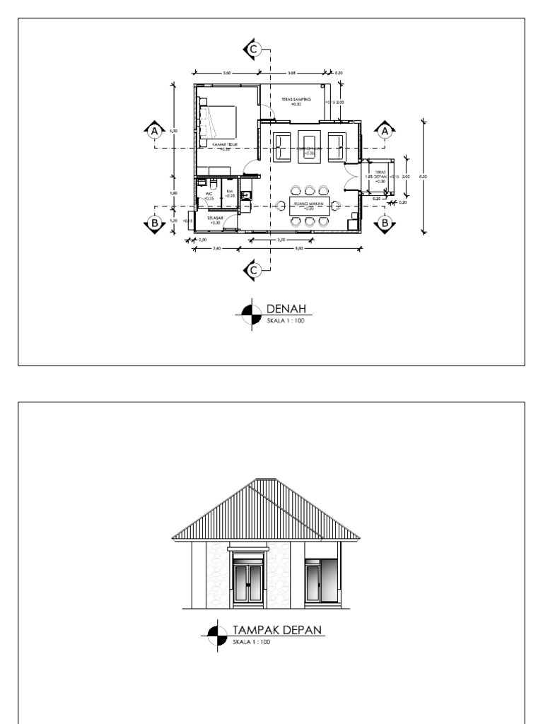 Gambar Kerja Ruang Tamu VIP | PDF
