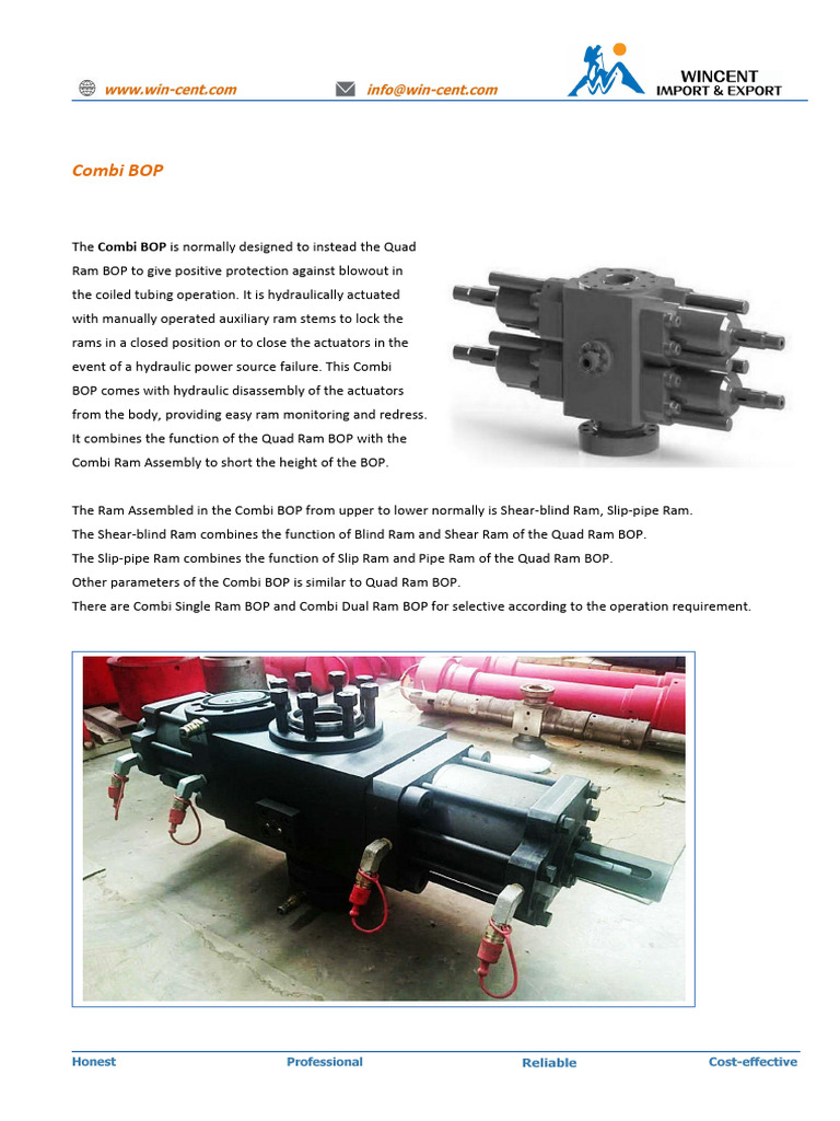 7 Combi BOP | PDF | Equipment | Plumbing