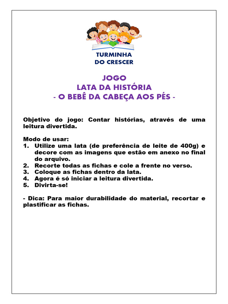 246 Historia O Bebe Da Cabeça Aos Pes | PDF