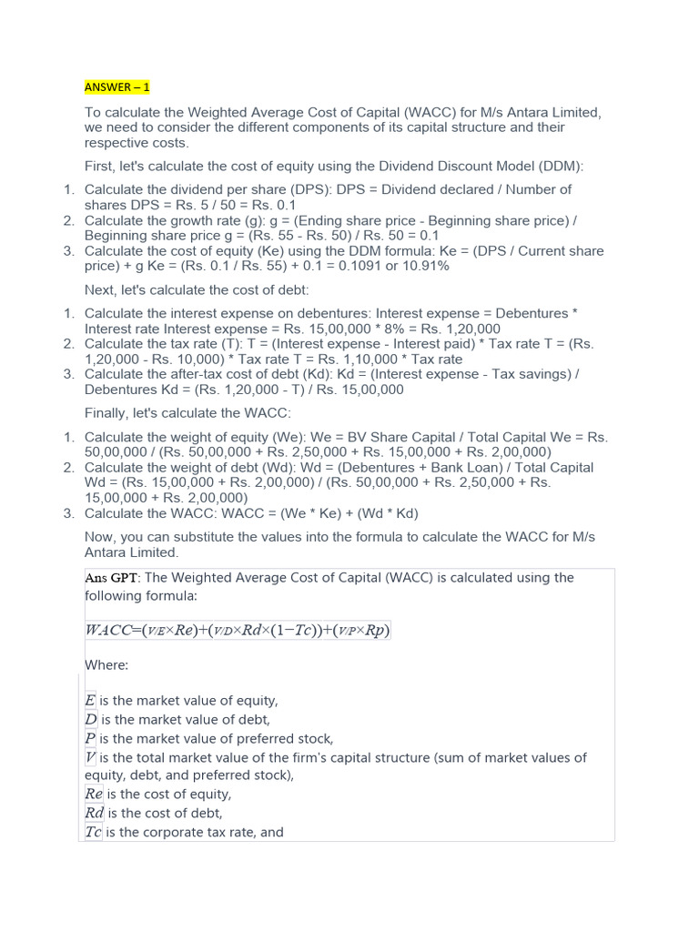 Corporate Finance | PDF | Cost Of Capital | Present Value