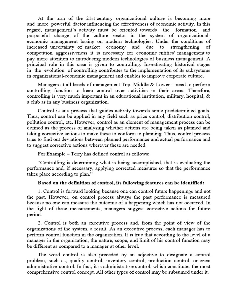 Lecture 1 Controlling Introduction Pdf Policy System