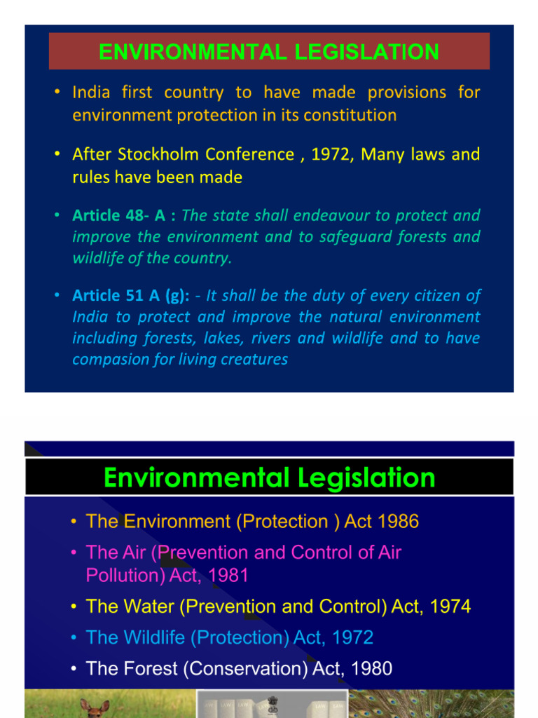 Environment Legislation | PDF