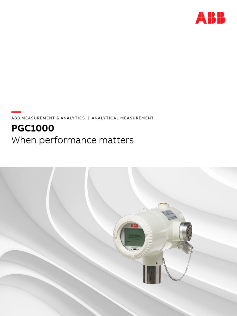 PGC1000 Gas Chromotograph | Download Free PDF | Gases | Industrial Gases