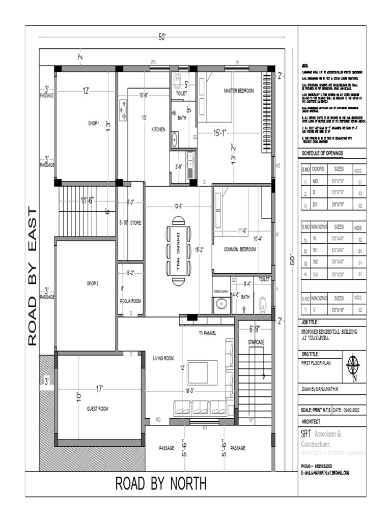 First Floor Plan for Residential Building | PDF | Home | Interior Design