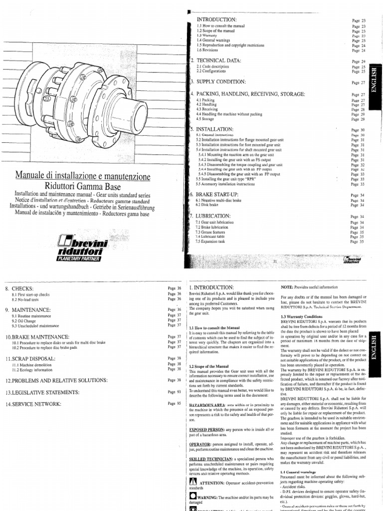 Brevini Reductori | PDF