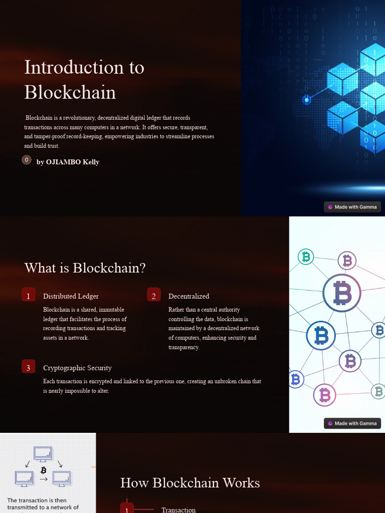 Introduction To Blockchain | PDF | Cryptography | Computer Science