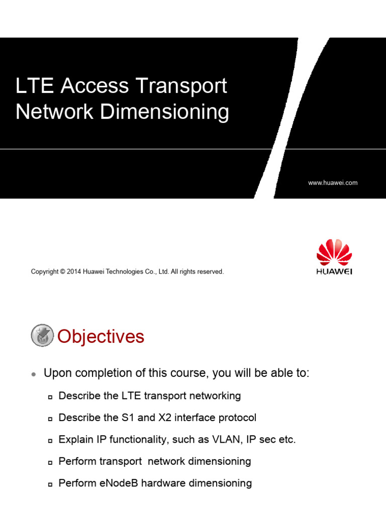 LTE Access Transport Network Dimensioning | PDF | Internet Protocols | Networking Standards