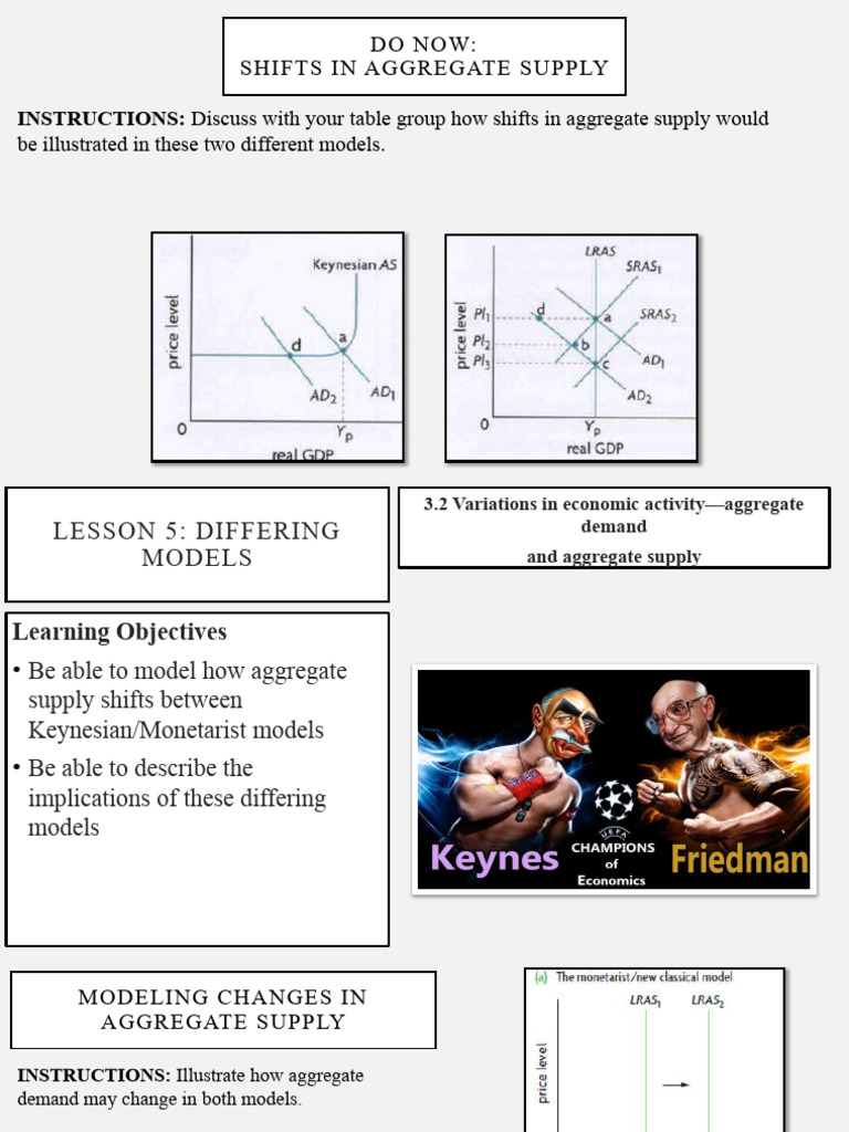 Lesson 5 - Shifts in As and Implications of Differing Models | PDF ...