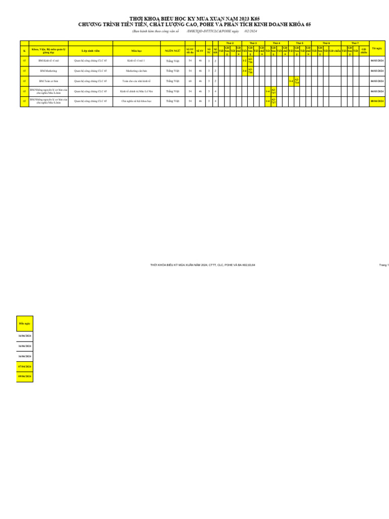 3.TKB K XUAN - 2024 - AEP65LOAN 5.12.2023 Sua 25.2.2024 Gui Thay Co | PDF