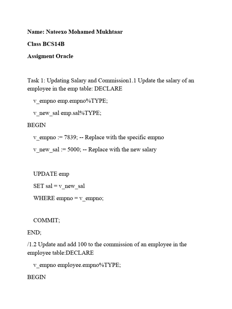 Assigment | PDF | Sql | Computer Programming Assigment | PDF | Sql | Computer Programming