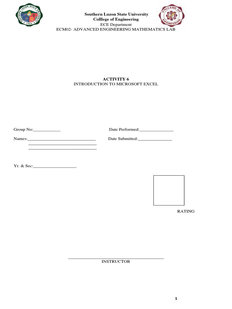 Introduction to Microsoft Excel Basics | PDF | Spreadsheet | Microsoft ...