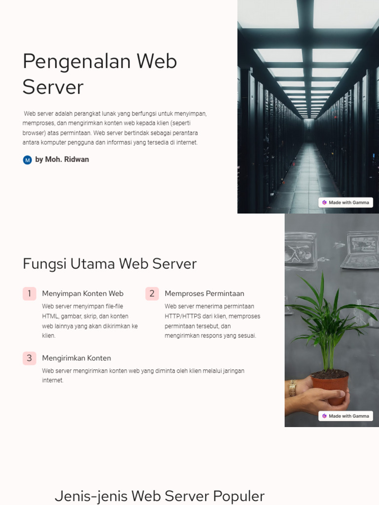 Pengenalan Web Server | PDF Pengenalan Web Server | PDF