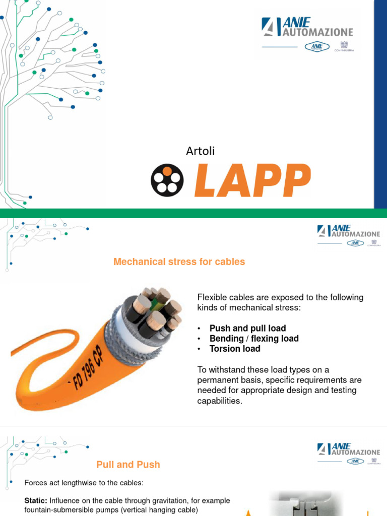 09 Cables in Dynamics Application Lapp | PDF | Force | Stress (Mechanics)