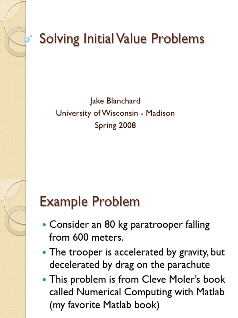 ODE | PDF | Mathematics Of Computing | Equations