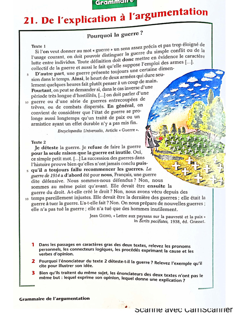 Explication de L'argumentation | PDF