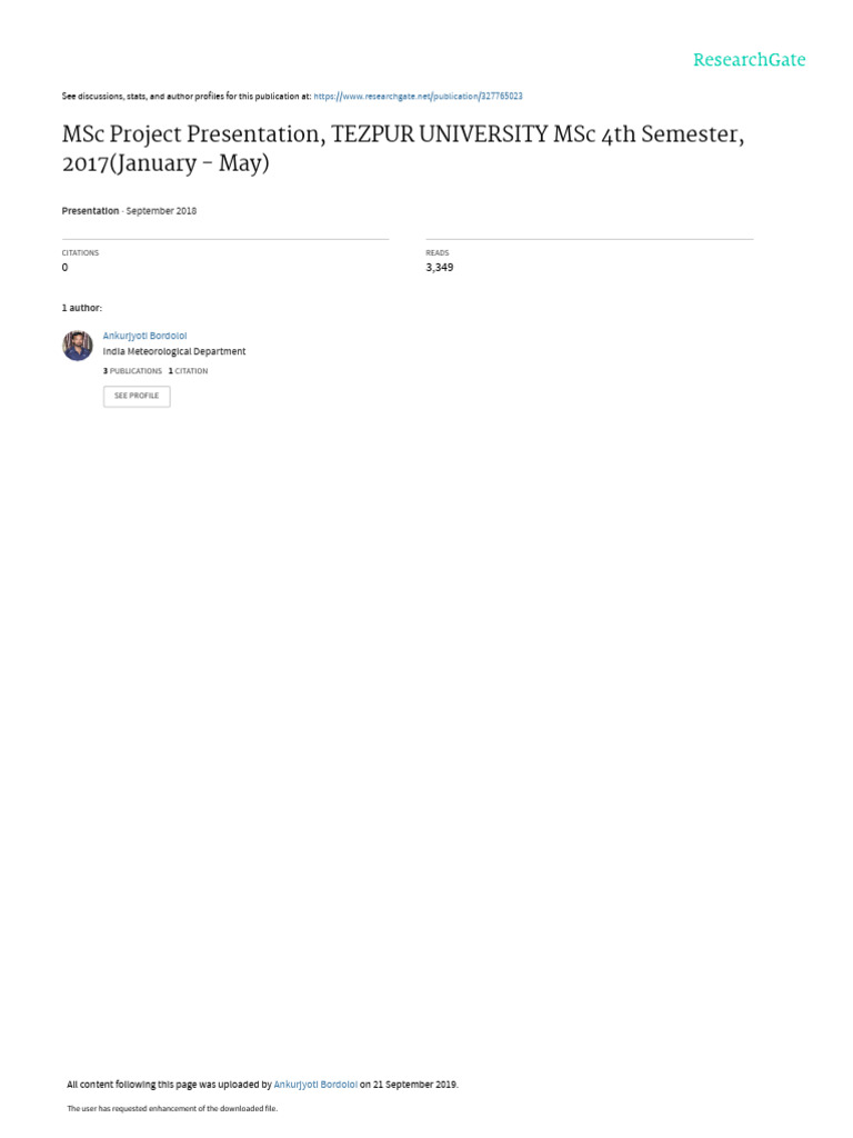 4 TH Semester Project Presentation | PDF | Rice | Physical Sciences