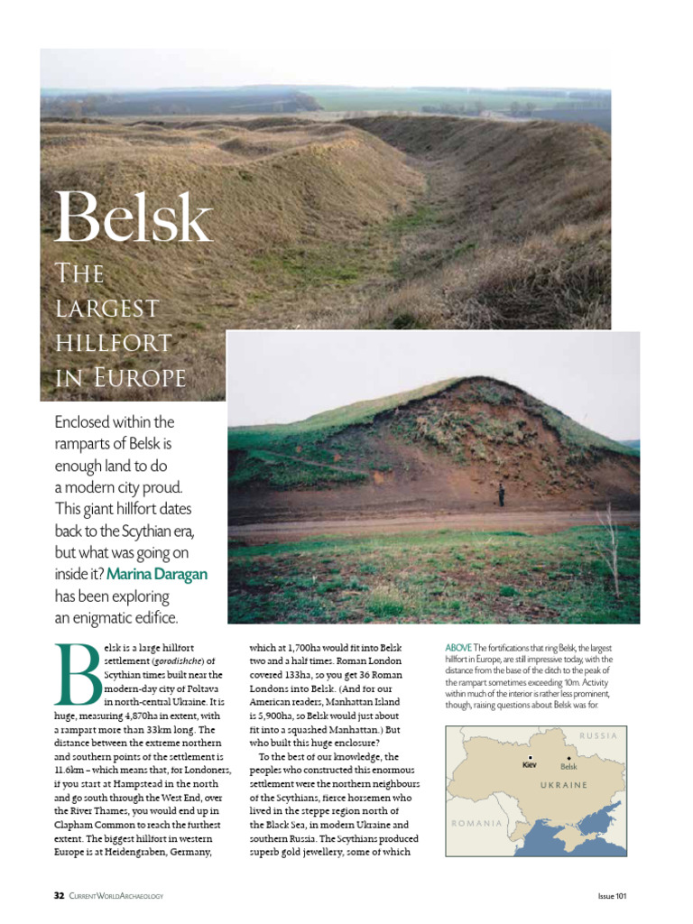 Belsk. The Largest Hillfort in Europe | PDF | History