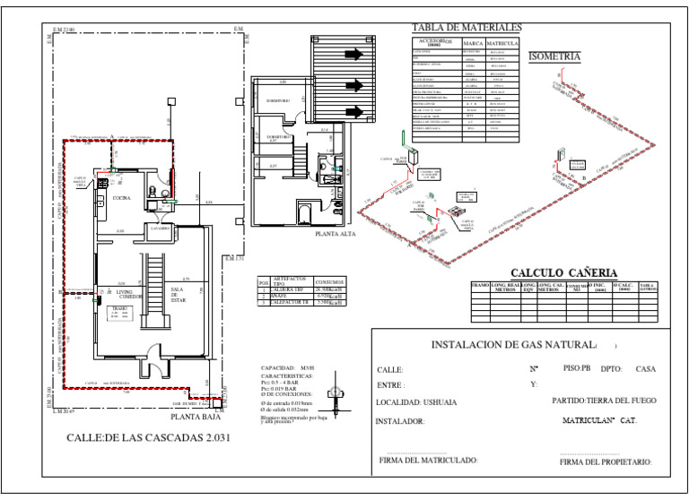 Plano de La Cascada | PDF