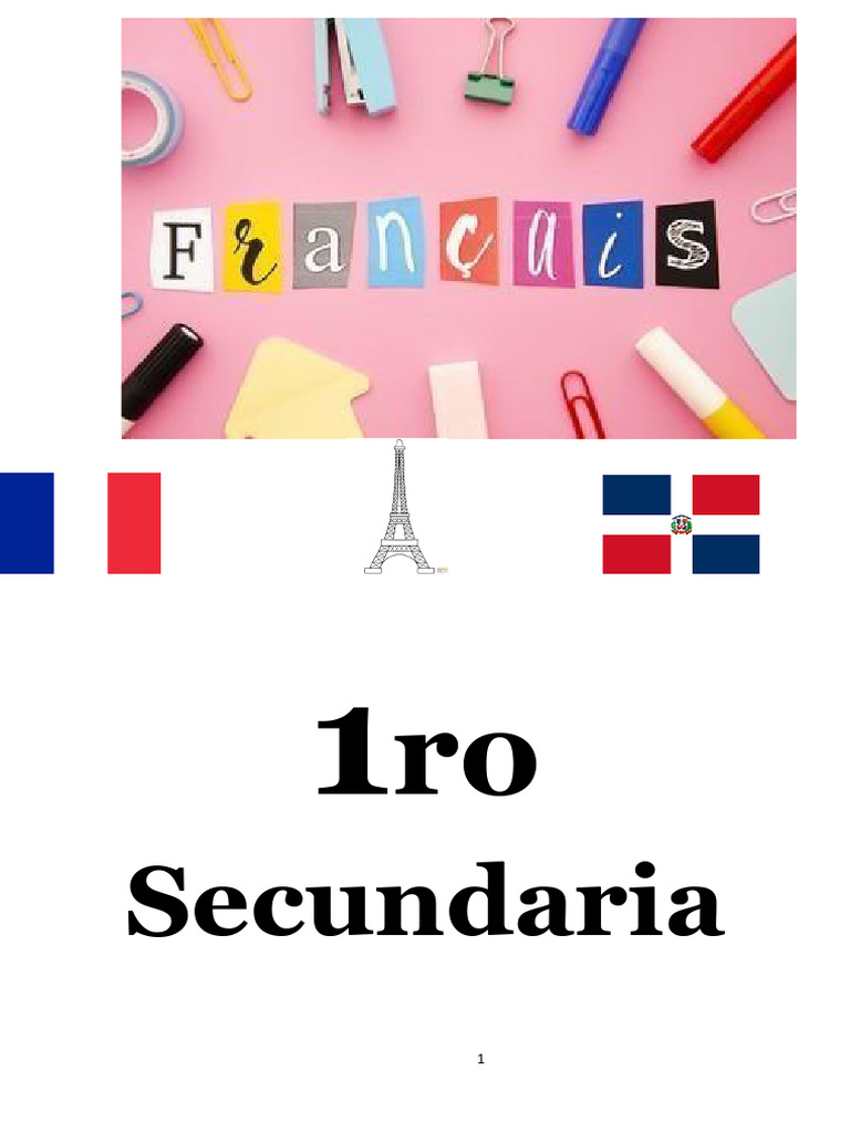 LIBRO DE FRANCES DE 1RO DE SECUNDARIA. JOSÉ[1] | PDF | Lingüística ...