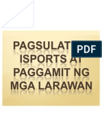 Sports Lingo - Tagalog | PDF