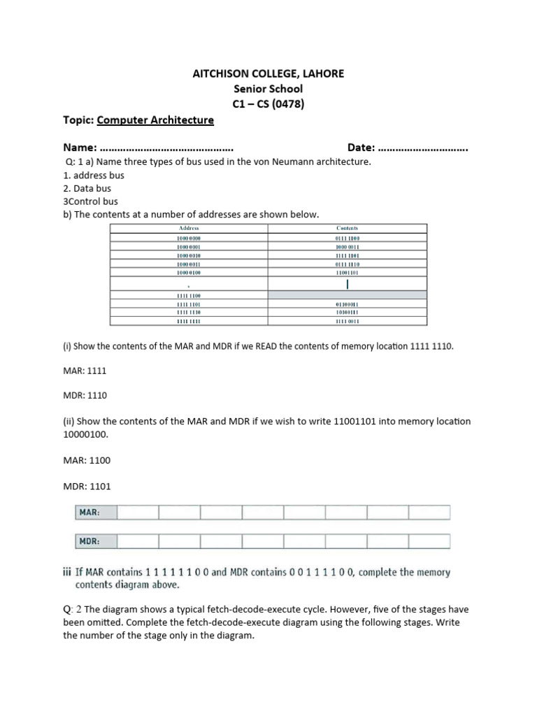 Computer Architecture Pdf