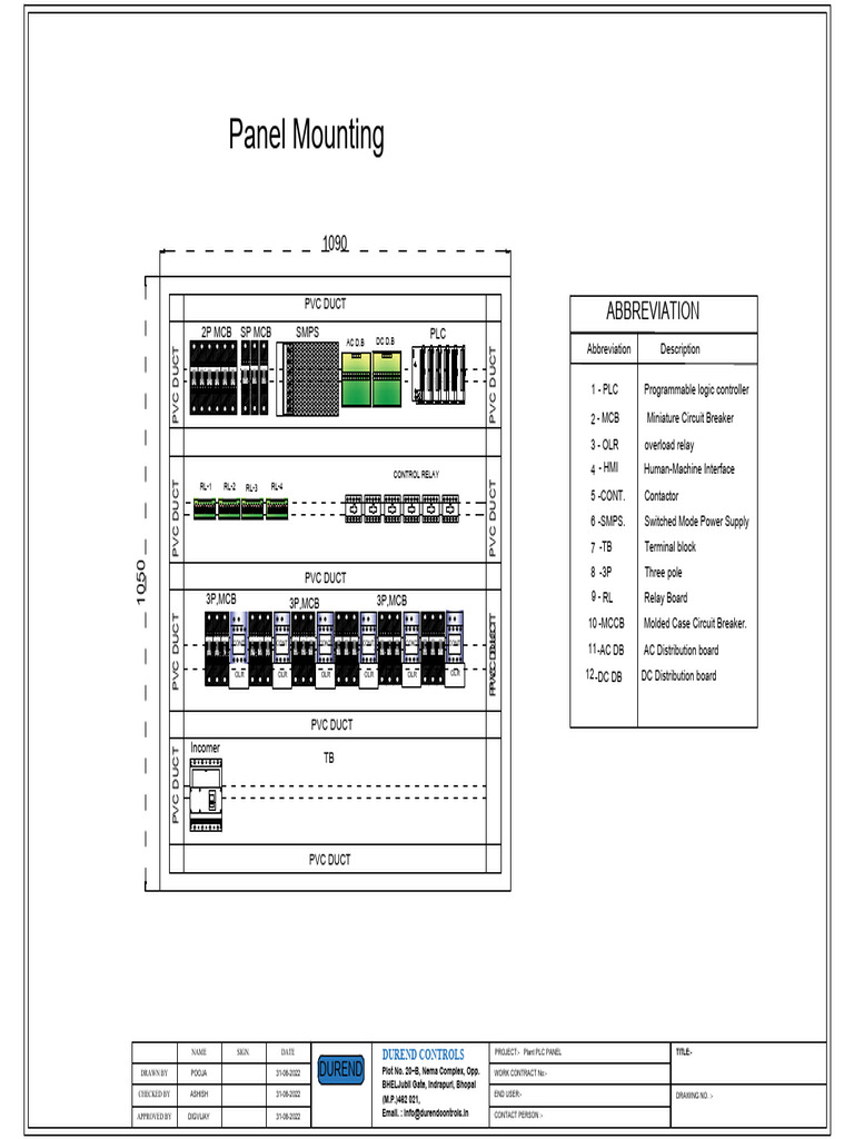 Plant Plc Panel Pdf Pdf Programmable Logic Controller Relay