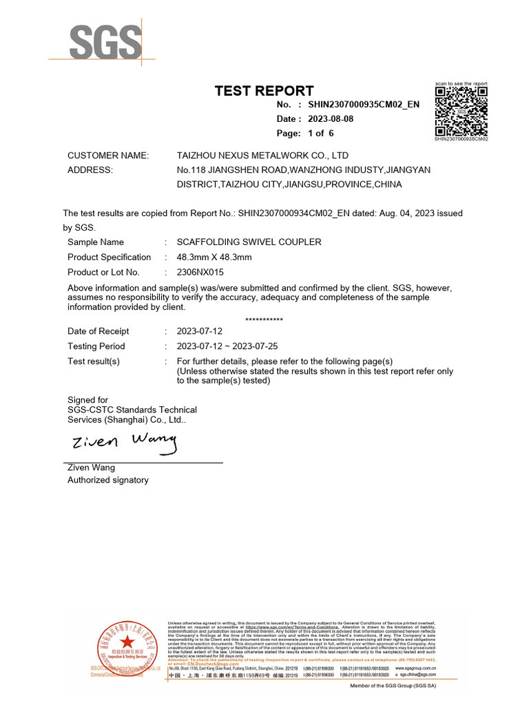 Swivel Clamp Report | PDF