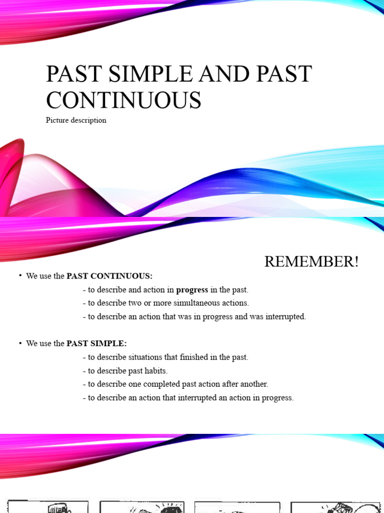 Past Simple vs. Past Continuous Guide | PDF | Language Arts & Discipline