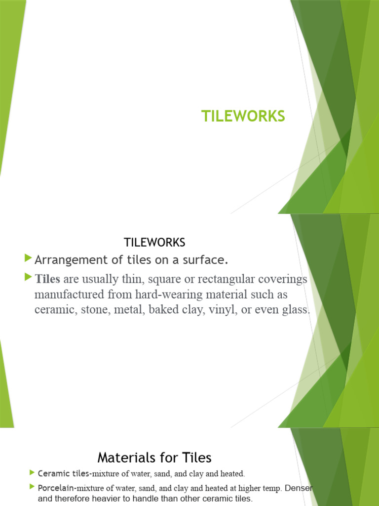 Tileworks-Autosaved | PDF | Tile | Polyvinyl Chloride