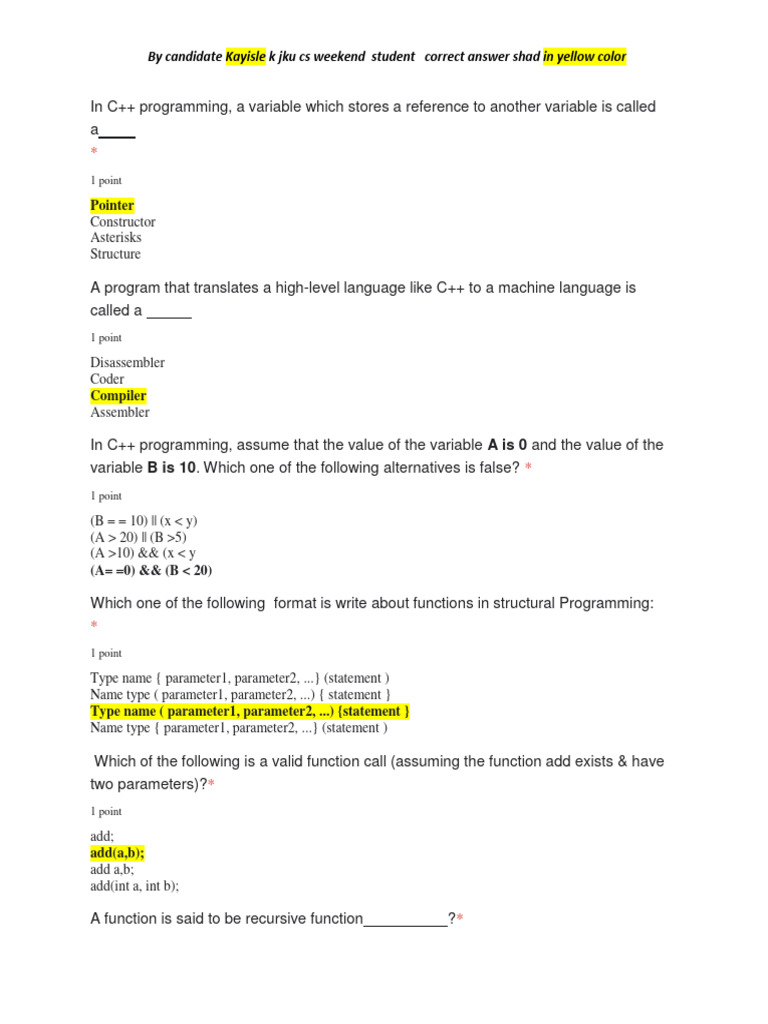 Jku Computer Science Model Exam 2 | PDF | Scheduling (Computing) | Process (Computing)