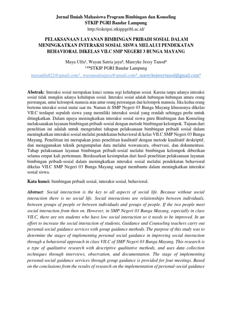 Jurnal Skripsi Maya Ulfa | PDF