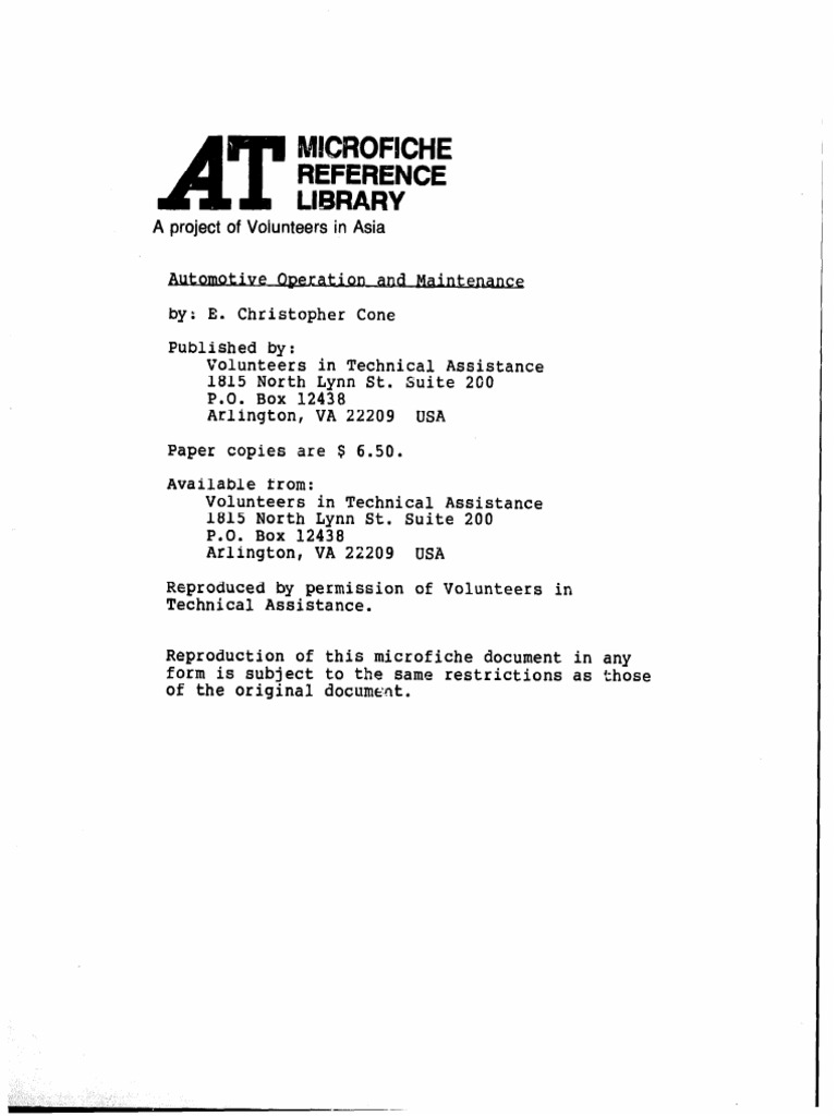 Automotive Operation and Maintenance Guide | PDF | Four Wheel Drive ...