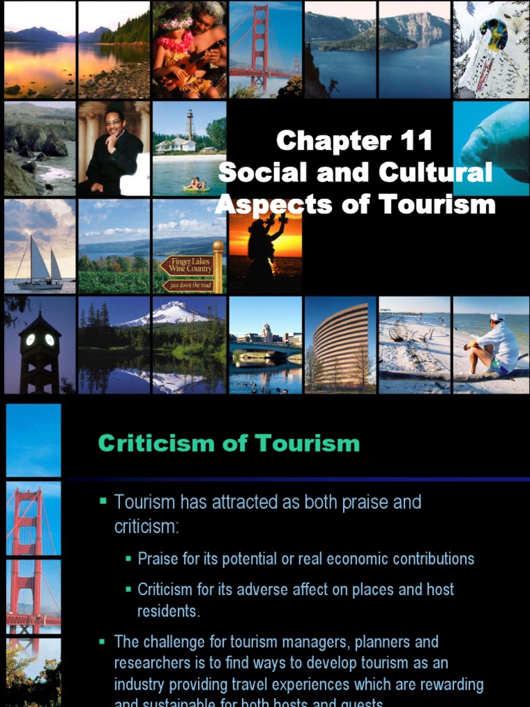 Int Tourism CH 11 Social and Cultural Aspects of Tourism | PDF ...