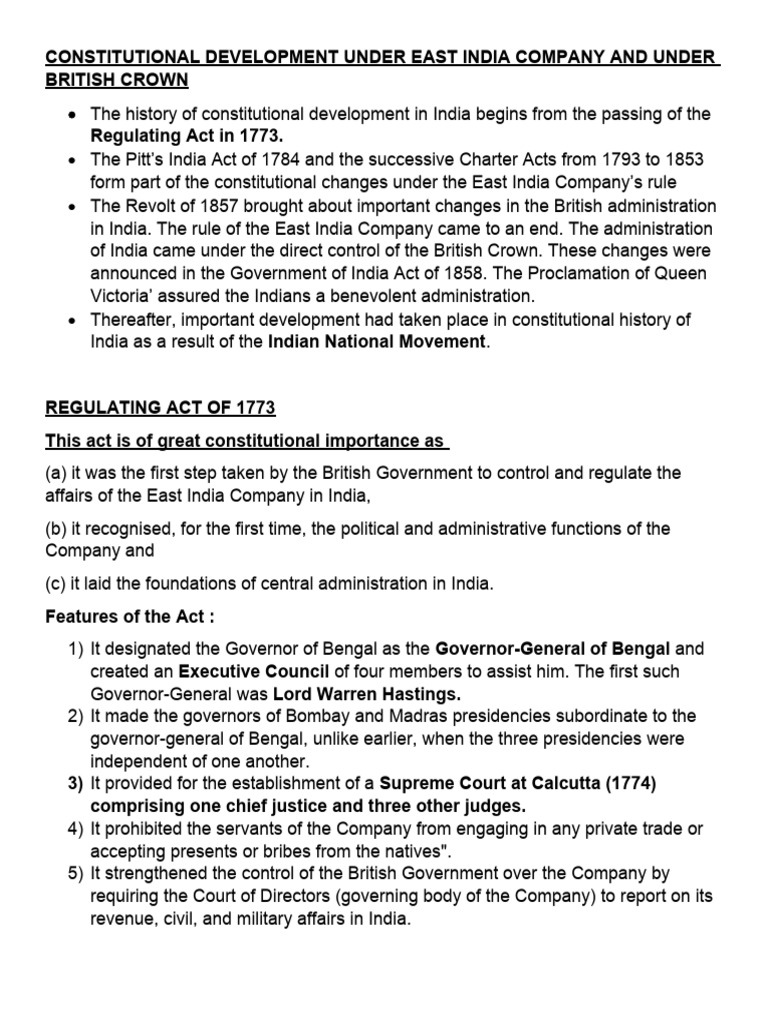Unit 4 History | PDF | British Raj | Government