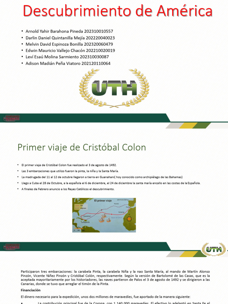 Descubrimiento de America | PDF | Cristobal colon | Edad del descubrimiento