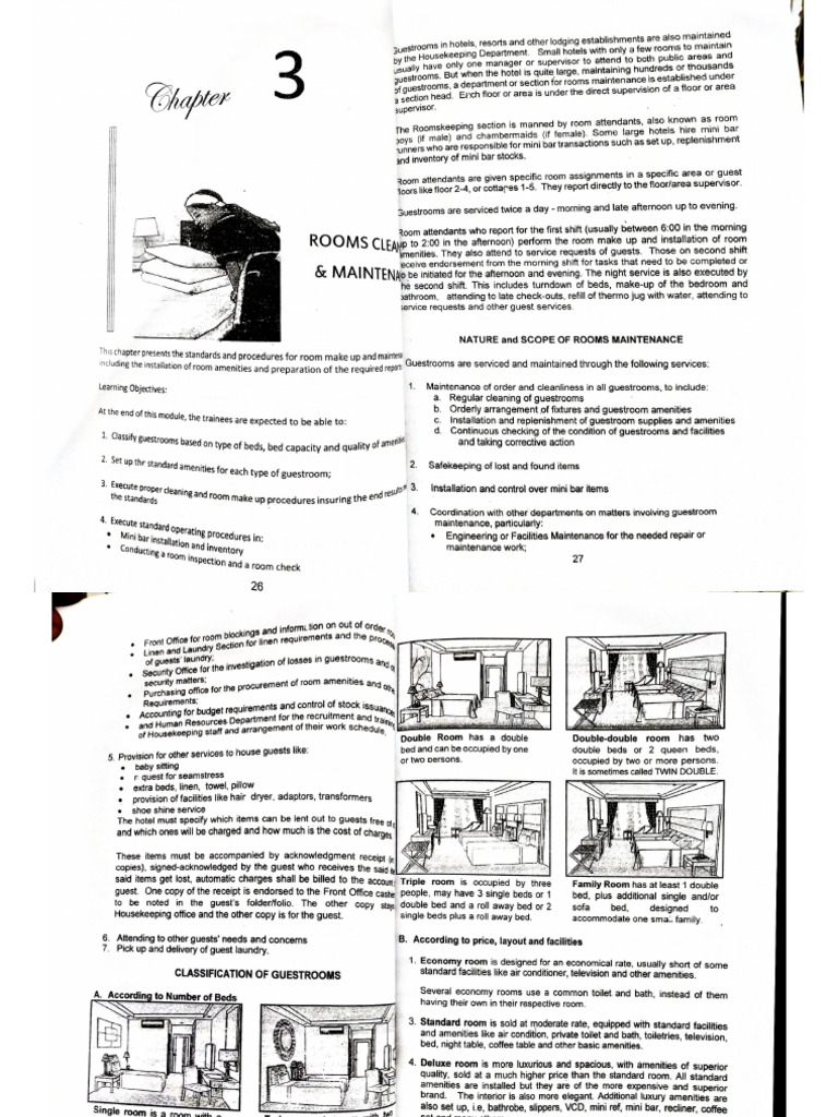 Housekeeping Management Chapter 2 | PDF