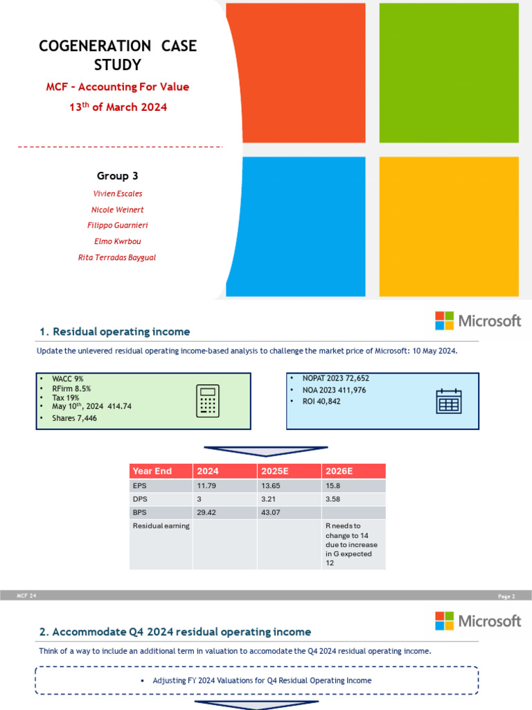 Microsoft Value Creation | PDF | Microsoft | Investing