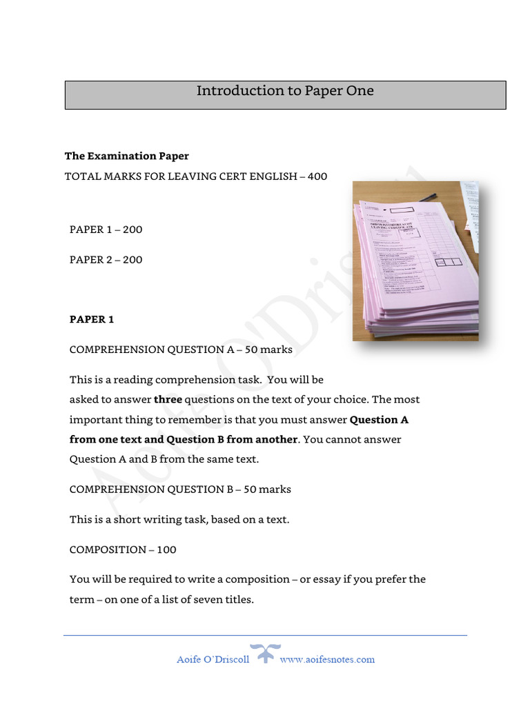 Aoife O'Driscoll - Paper 1 - 2021 | PDF | Persuasion | Narrative